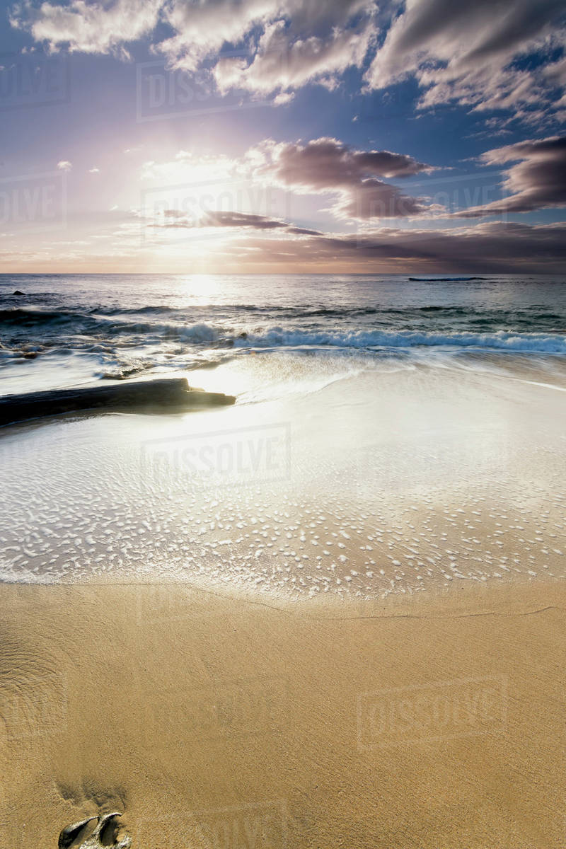Sunrise from Lydgate Beach Park; Lydgate, Kauai, Hawaii, United States ...