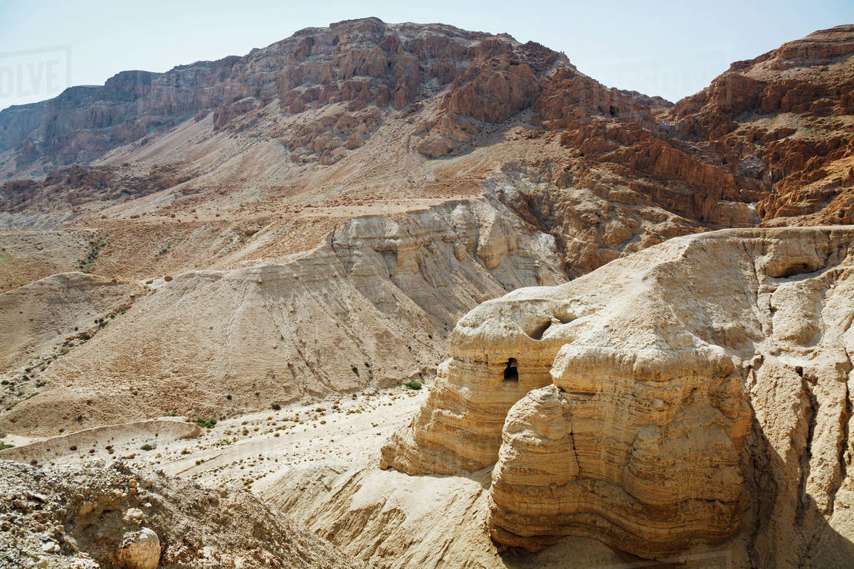 Qumran Caves; Qumran, Israel - Royalty-free Stock Photo | Dissolve