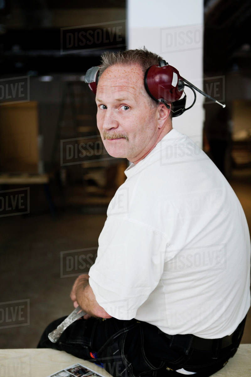 Portrait of carpenter - Royalty-free Stock Photo | Dissolve