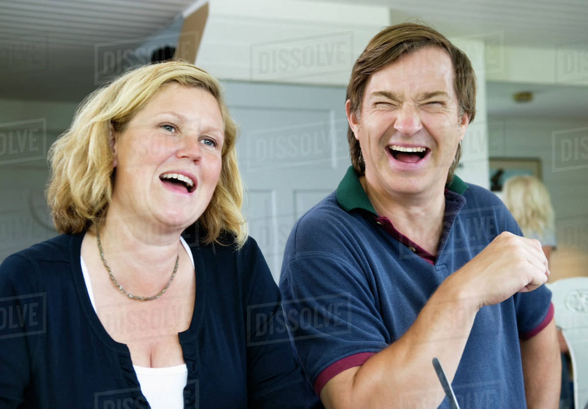Happy middle-aged people - Royalty-free Stock Photo | Dissolve