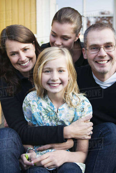 Four family members - Royalty-free Stock Photo | Dissolve