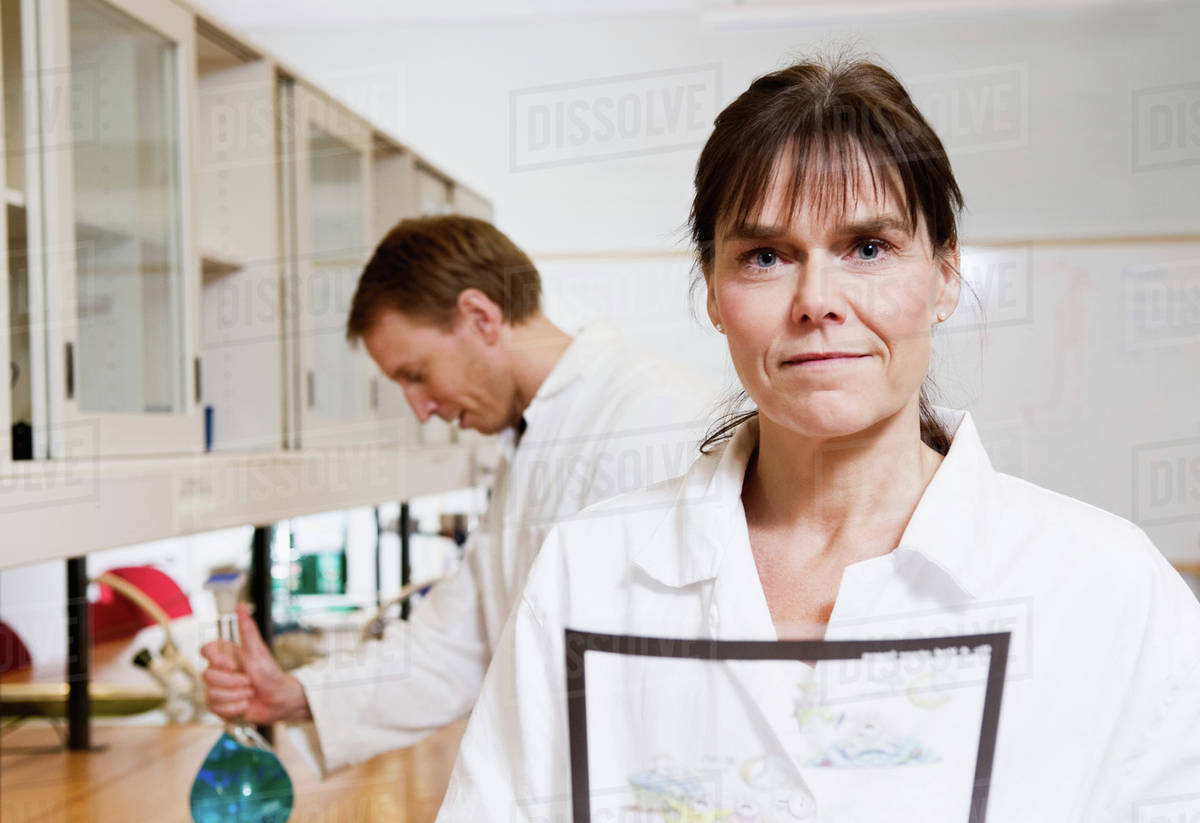Researchers working - Stock Photo - Dissolve