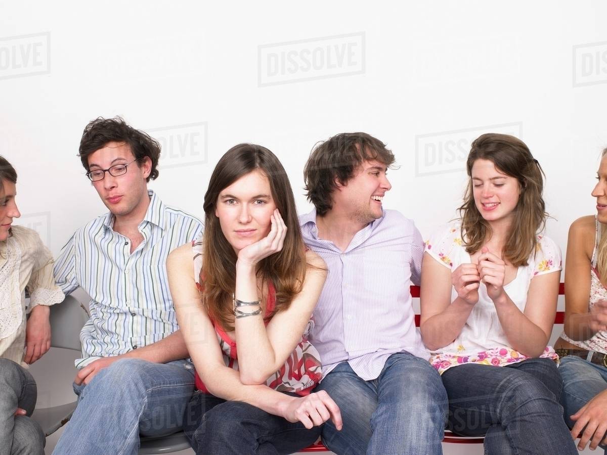 Group of friends talking - Royalty-free Stock Photo | Dissolve