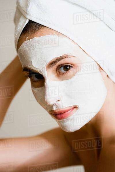 Woman with face mask - Royalty-free Stock Photo | Dissolve
