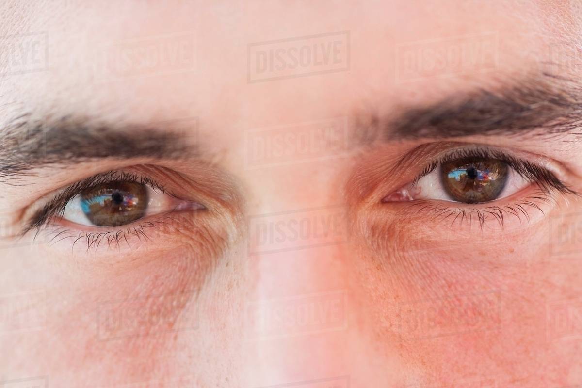 Close Up Mans Eyes - Royalty-free Stock Photo | Dissolve