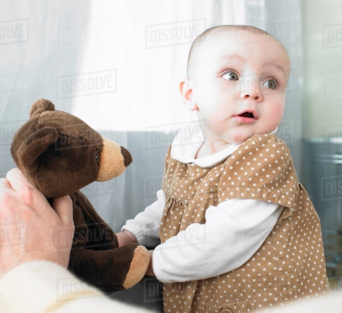 Baby with teddy bear - Royalty-free Stock Photo | Dissolve