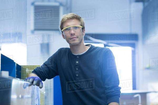 Portrait of factory technician - Royalty-free Stock Photo | Dissolve
