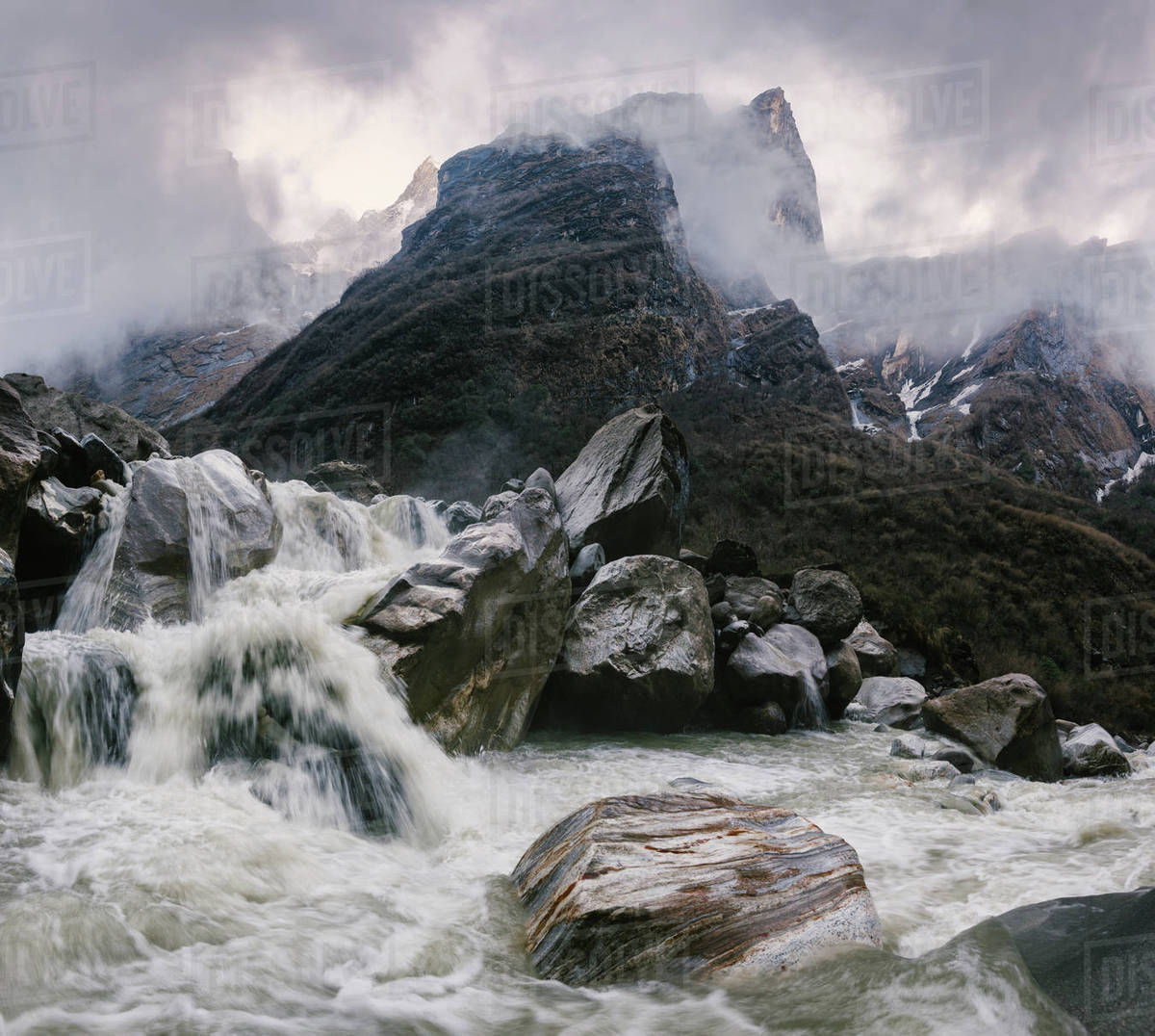 Chomrong Village Area, ABC trek (Annapurna Base Camp trek), Nepal ...