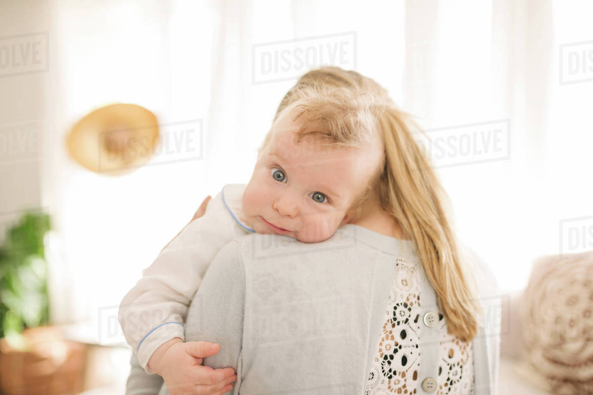 Mother and baby bonding at home - Royalty-free Stock Photo | Dissolve