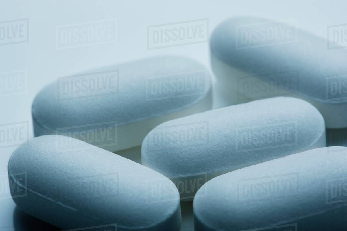 Close up of pills - Stock Photo - Dissolve