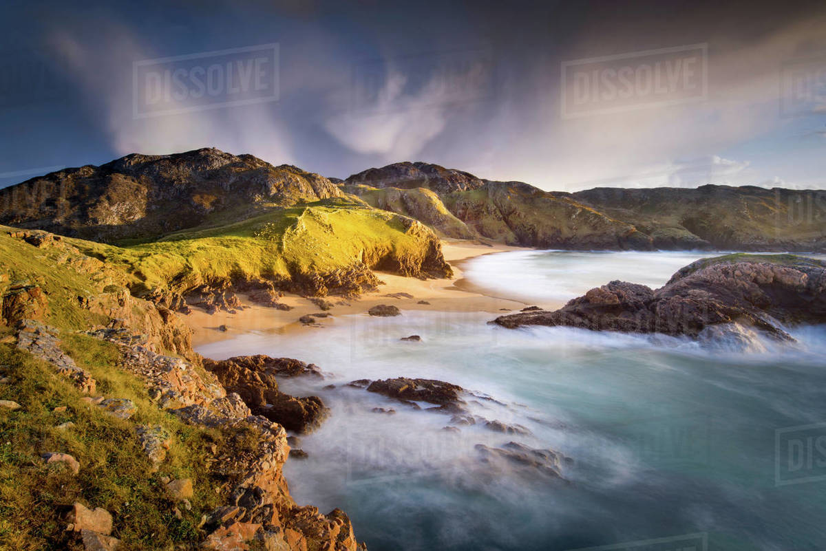 Murder Hole Beach, Boyeeghter bay, Melmore, Donegal, Ireland - Royalty ...