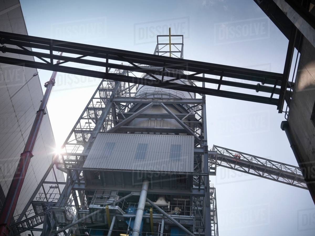 Biomass storage facility - Stock Photo - Dissolve
