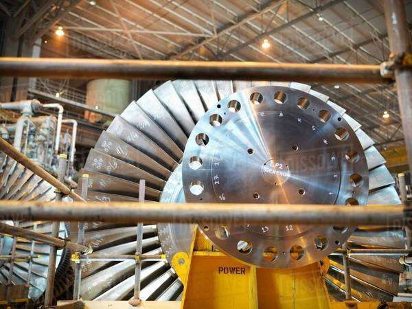 Turbine in power station - Stock Photo - Dissolve