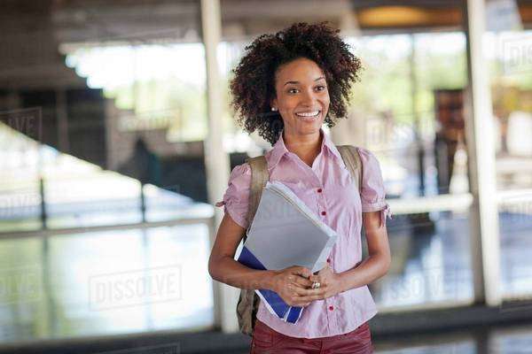 Female student, portrait - Royalty-free Stock Photo | Dissolve