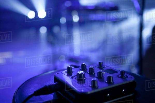 Close up of control panel dials - Stock Photo - Dissolve