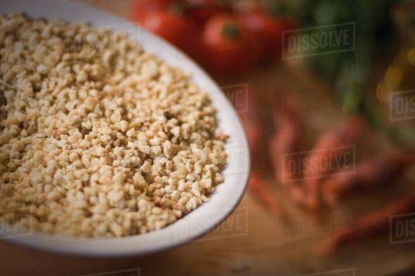 Close up of Sardinian fregula - Royalty-free Stock Photo | Dissolve