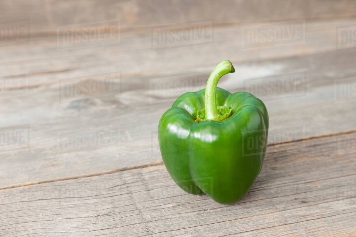 Close up of green bell pepper - Royalty-free Stock Photo | Dissolve