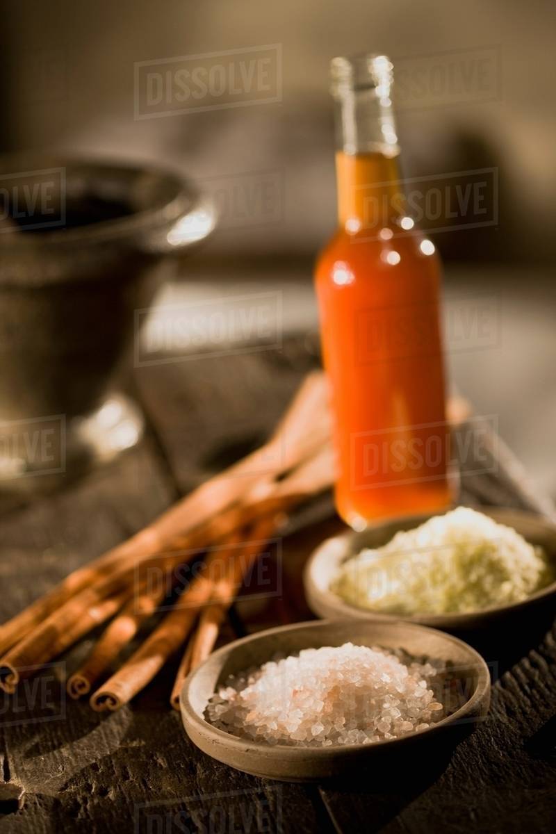 Salt and Oil - Royalty-free Stock Photo | Dissolve
