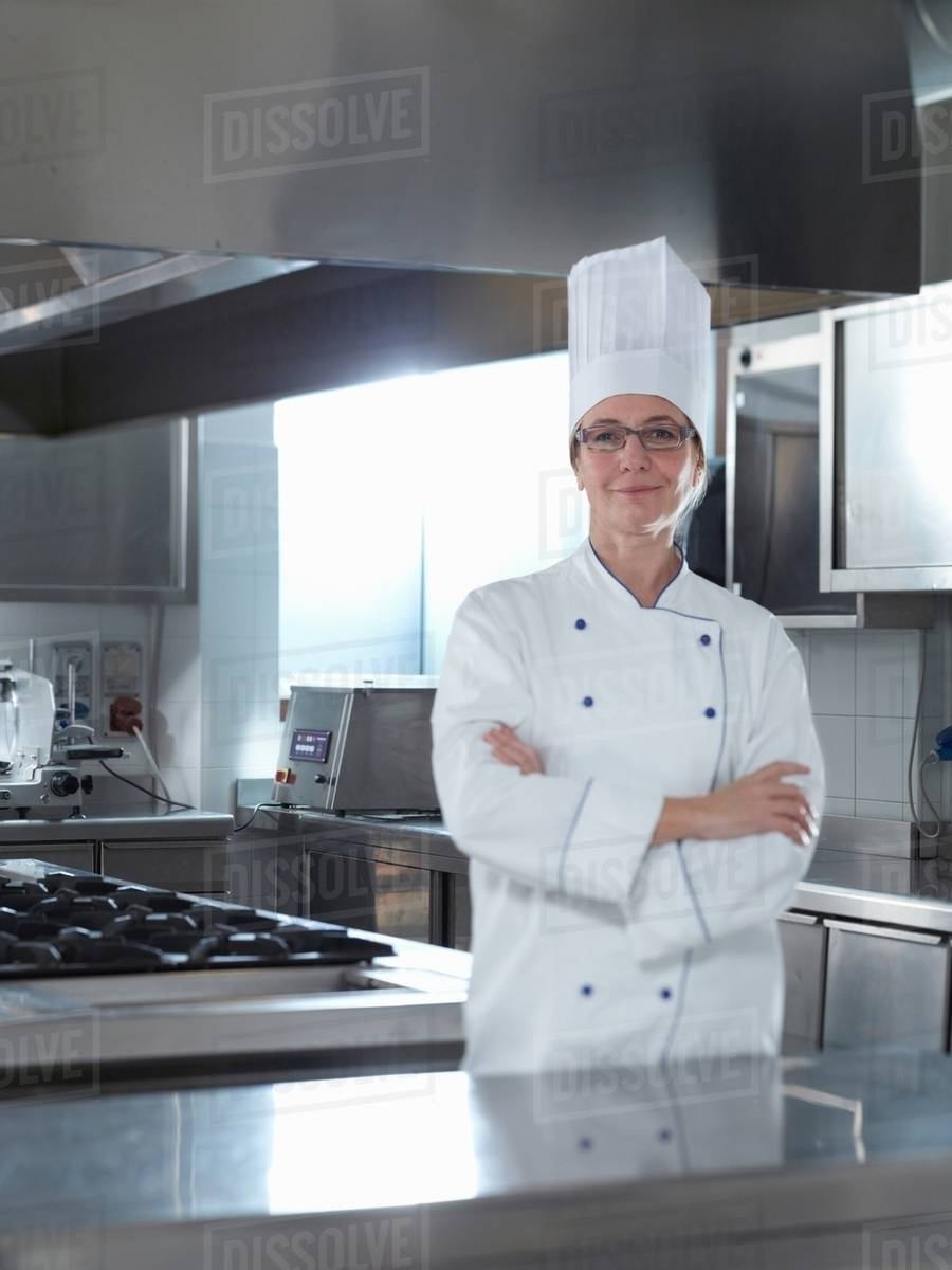Proud Head Chef standing in his Restaurant - Royalty-free Stock Photo ...
