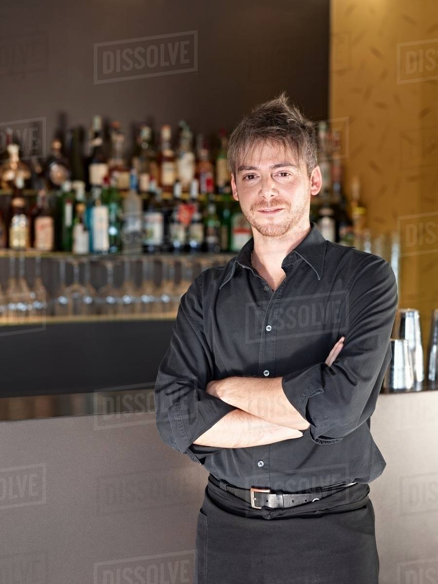 Bar Tender - Stock Photo - Dissolve