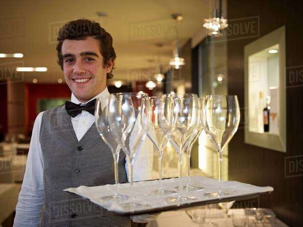 Restaurant Waiter - Royalty-free Stock Photo | Dissolve