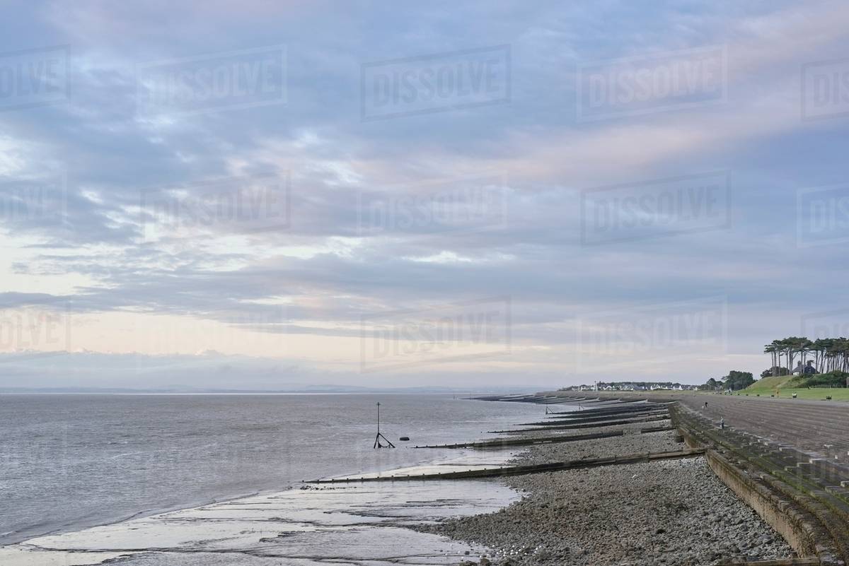 Solway Firth waterfront, Silloth, Cumbria, UK - Royalty-free Stock ...