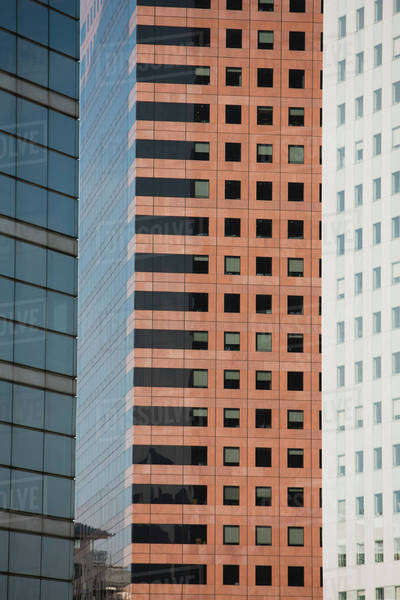High rise buildings, full frame - Stock Photo - Dissolve