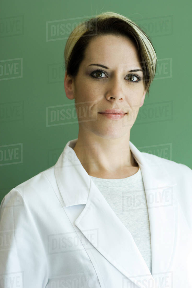 Female doctor, portrait - Stock Photo - Dissolve