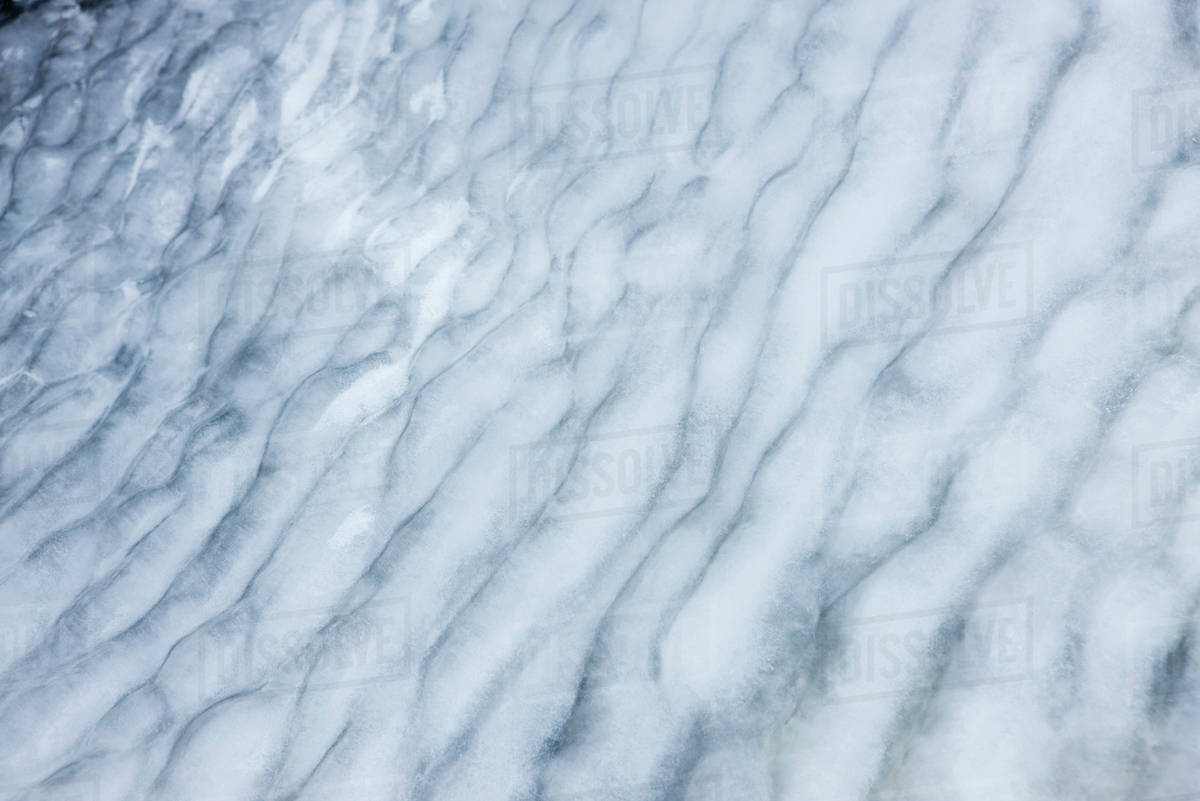 Rippled ice, close-up - Royalty-free Stock Photo | Dissolve