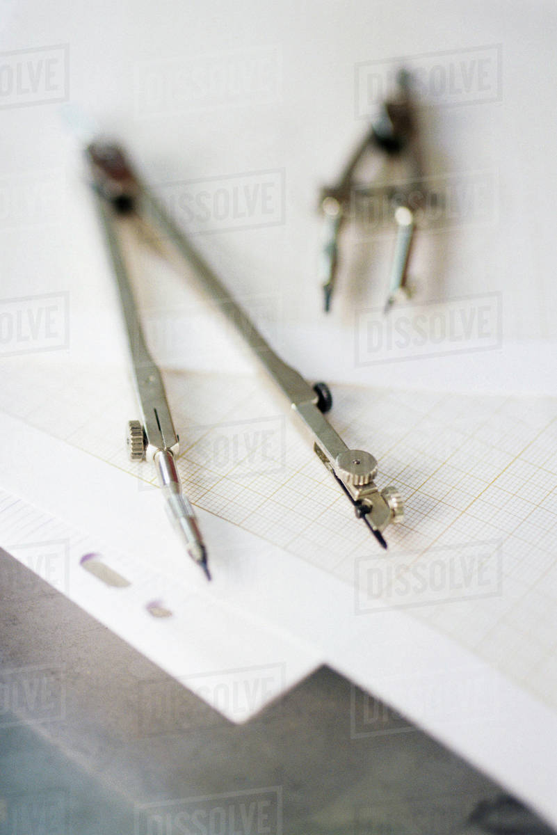 Drawing compasses - Royalty-free Stock Photo | Dissolve