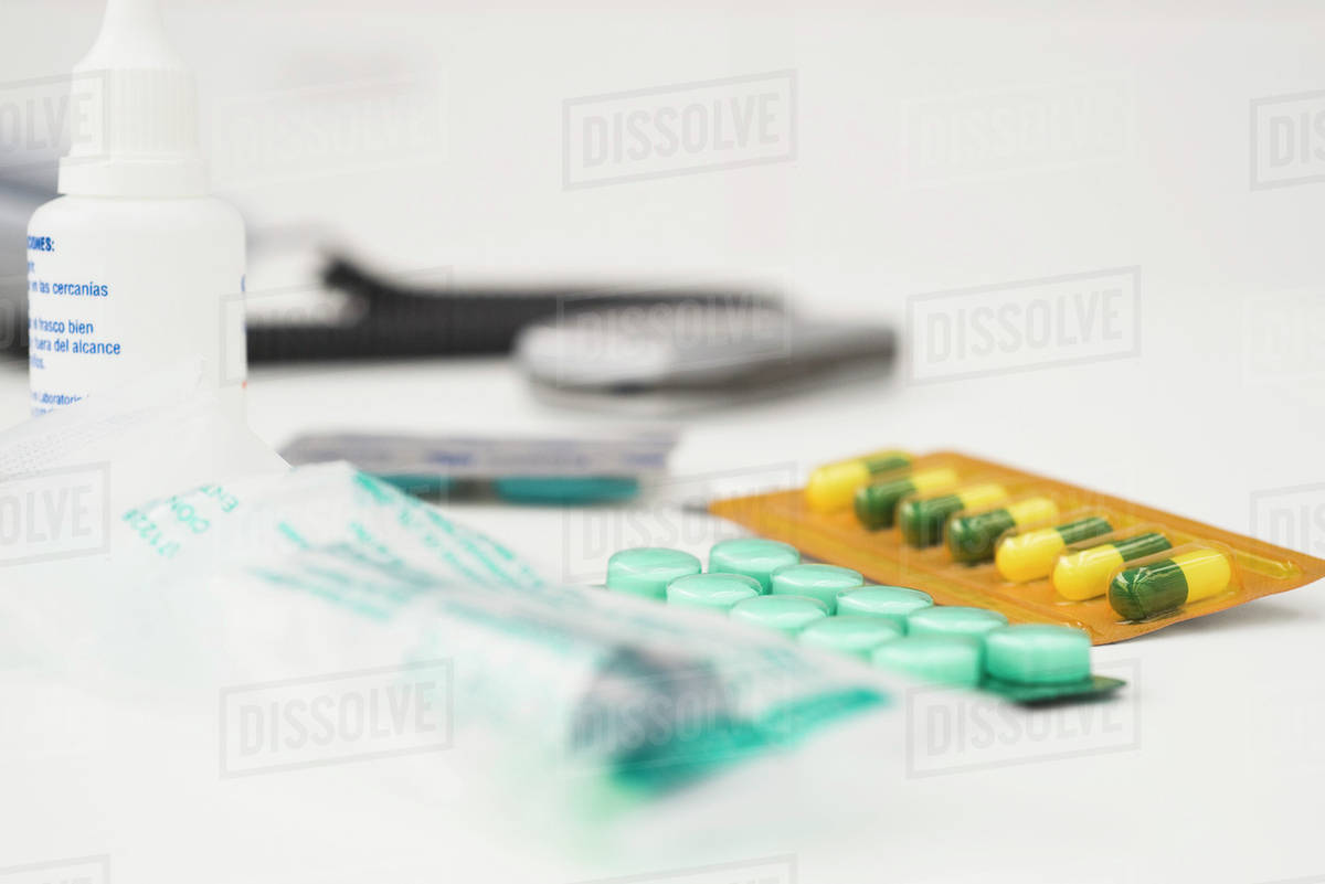 Blister packs of prescription drugs - Royalty-free Stock Photo | Dissolve