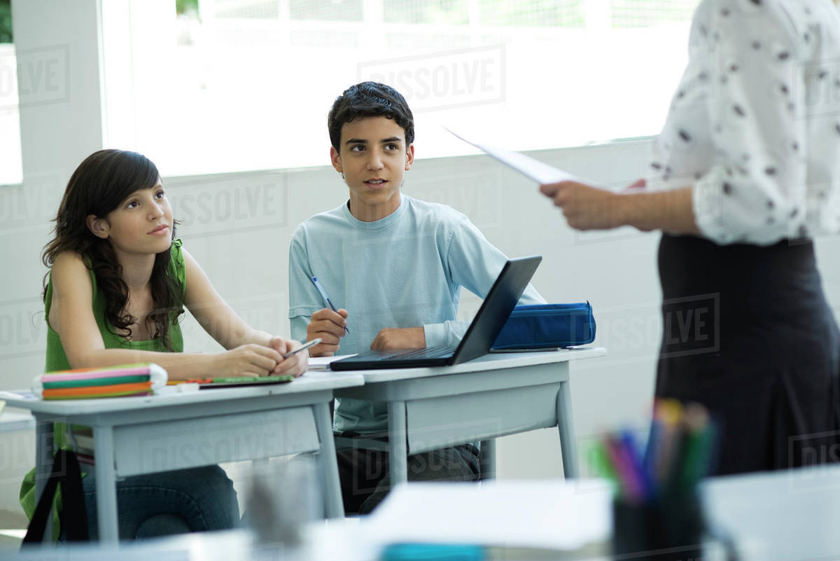 High school students in class - Royalty-free Stock Photo | Dissolve