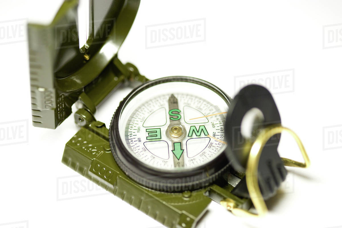 Compass, close-up - Stock Photo - Dissolve