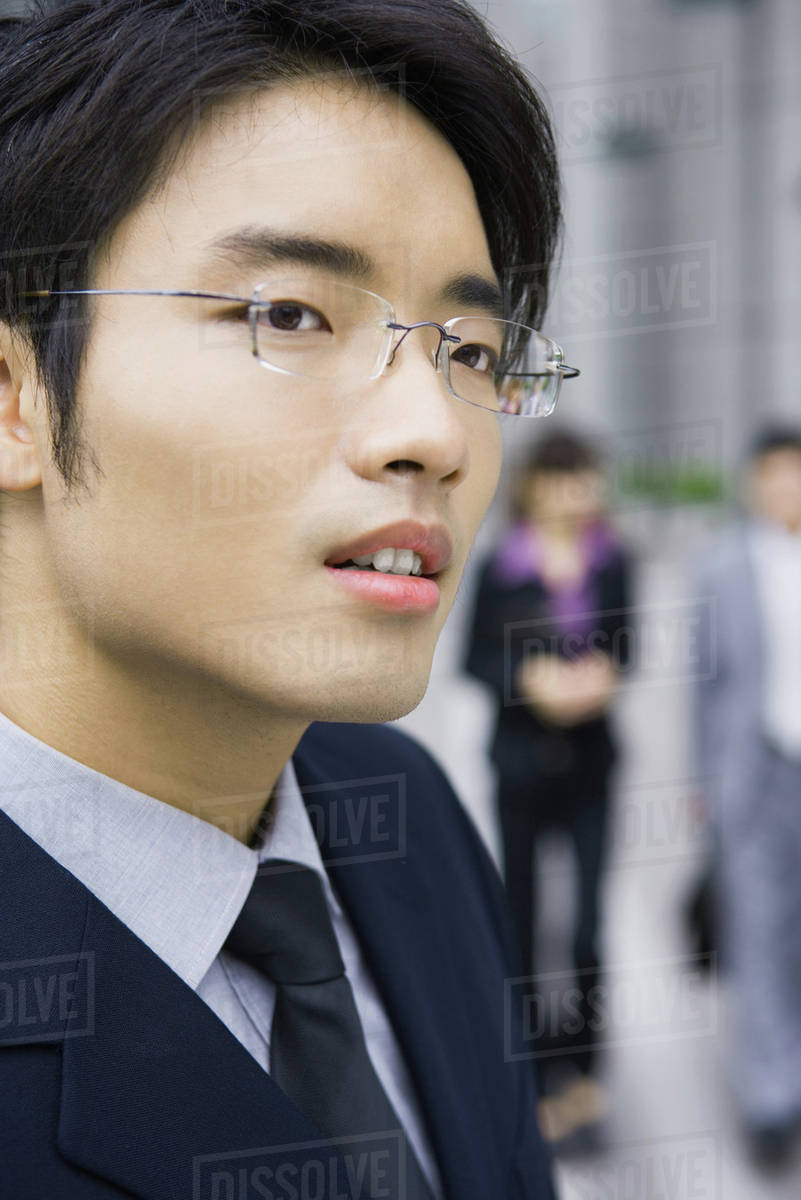 Businessman, three quarter angle, portrait - Royalty-free Stock Photo ...