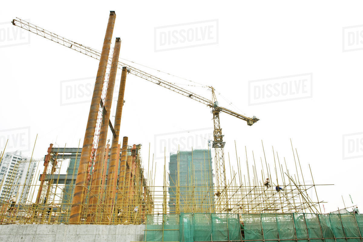 Construction site - Royalty-free Stock Photo | Dissolve