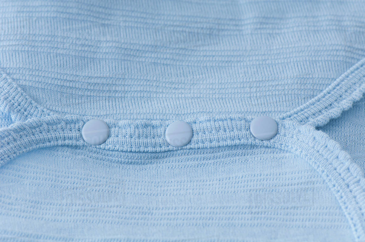 Close-up of snaps on baby clothing, close-up - Royalty-free Stock Photo ...