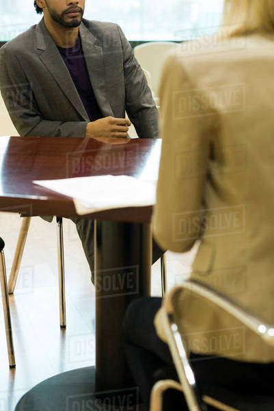 Professional man in job interview - Royalty-free Stock Photo | Dissolve