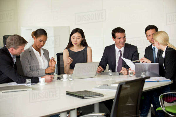 Executives in meeting - Royalty-free Stock Photo | Dissolve