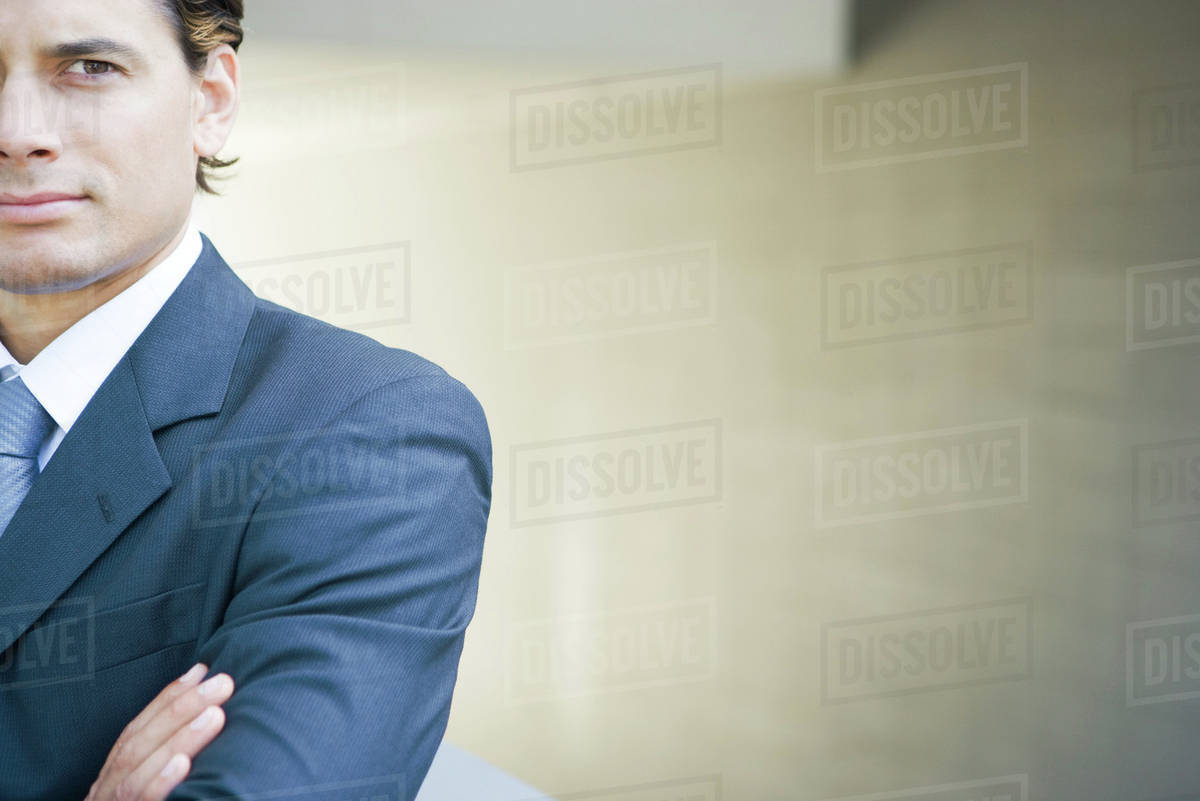 Businessman, head and shoulders, portrait, cropped view - Royalty-free ...