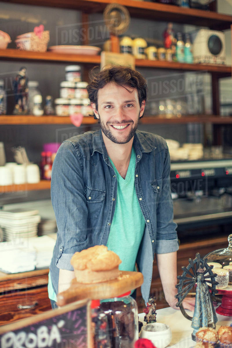 Coffee shop owner - Royalty-free Stock Photo | Dissolve