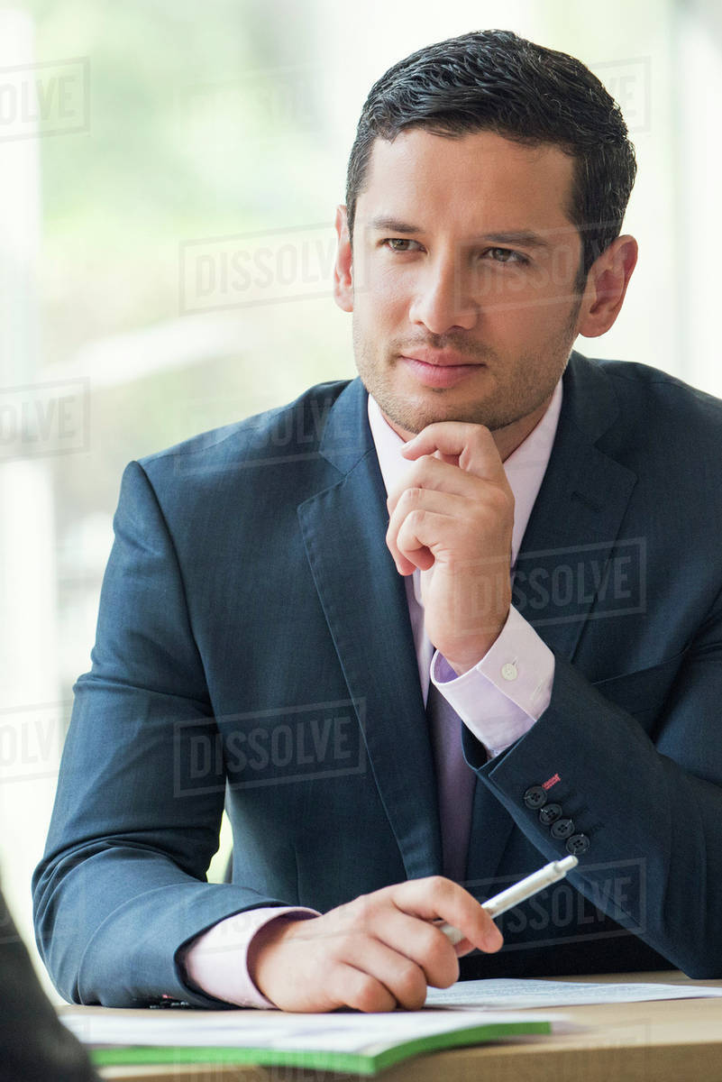 Businessman consulting client - Royalty-free Stock Photo | Dissolve
