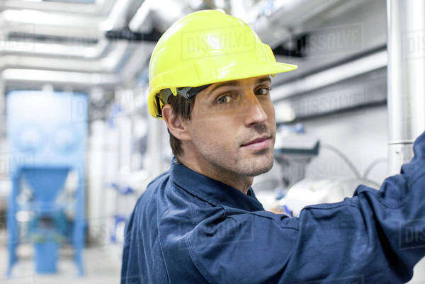 Blue-collar worker, portrait - Stock Photo - Dissolve