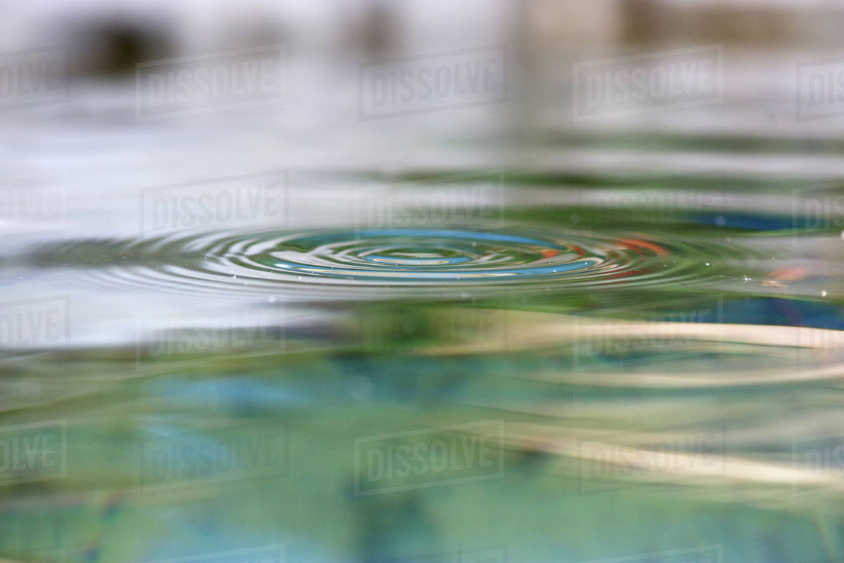 Concentric ripples on surface of water - Royalty-free Stock Photo ...