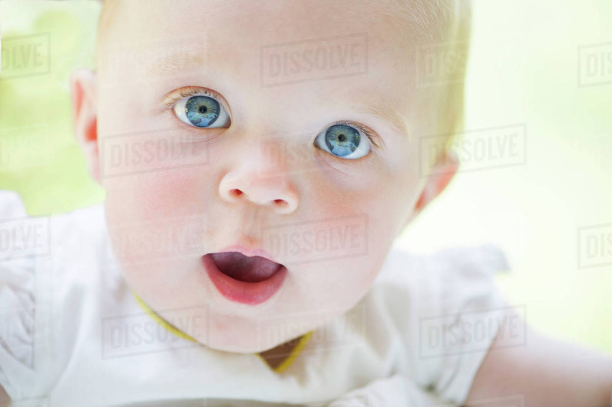 Baby, close-up portrait - Royalty-free Stock Photo | Dissolve