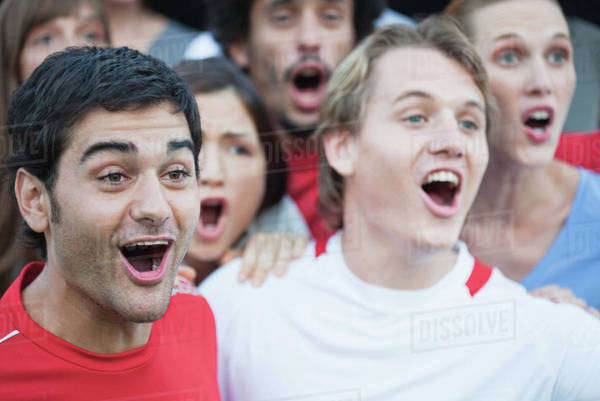 Spectators at sports match - Royalty-free Stock Photo | Dissolve
