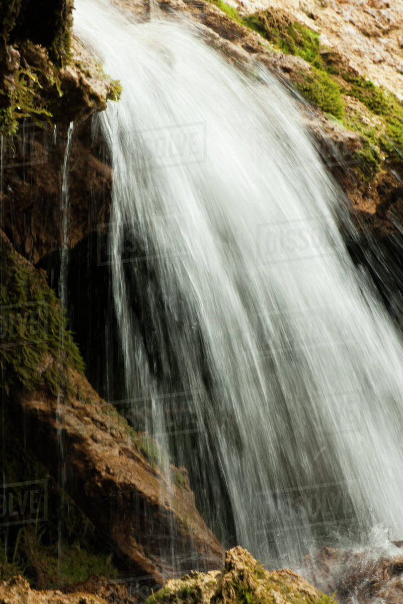 Waterfall, close-up - Stock Photo - Dissolve