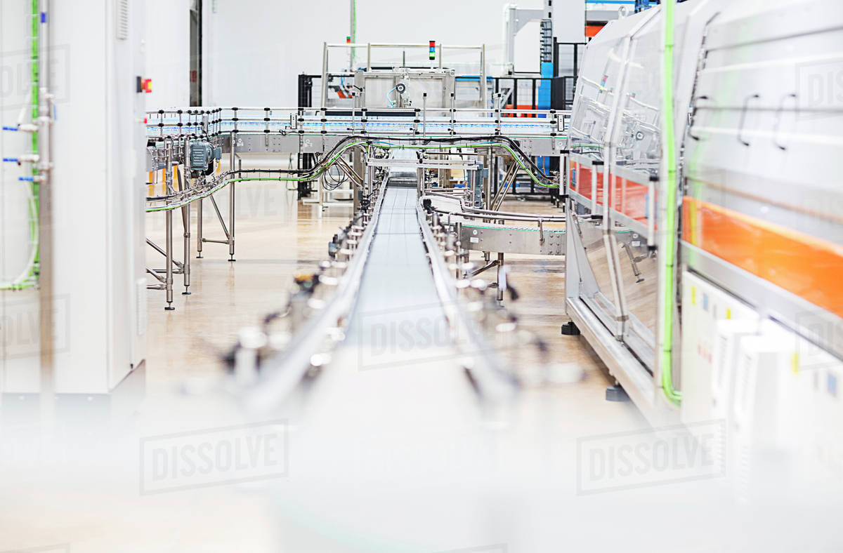 Conveyor belt in factory - Royalty-free Stock Photo | Dissolve