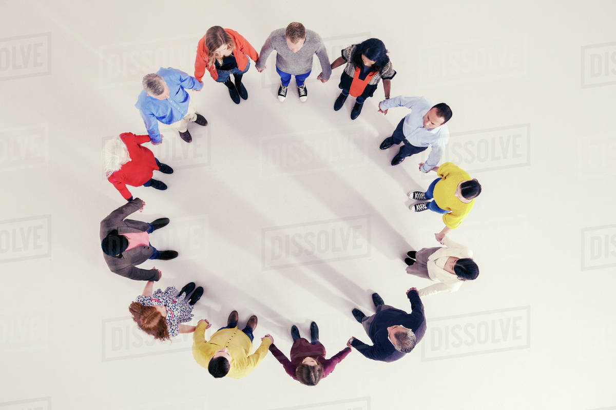 Business people in circle - Royalty-free Stock Photo | Dissolve