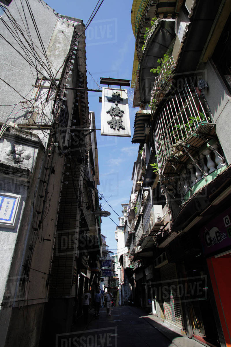 Ally way in Macau - Royalty-free Stock Photo | Dissolve