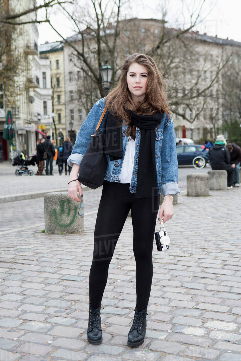 Photographer girl in Berlin - Royalty-free Stock Photo | Dissolve